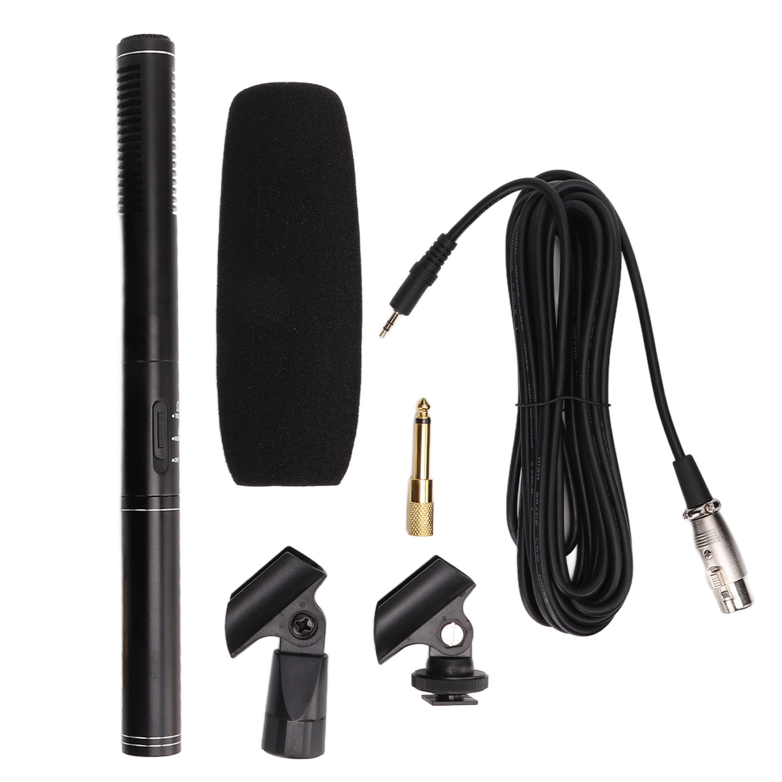 Interview Microphone Camera Condenser Mic High Sensitivity for Meeting ...