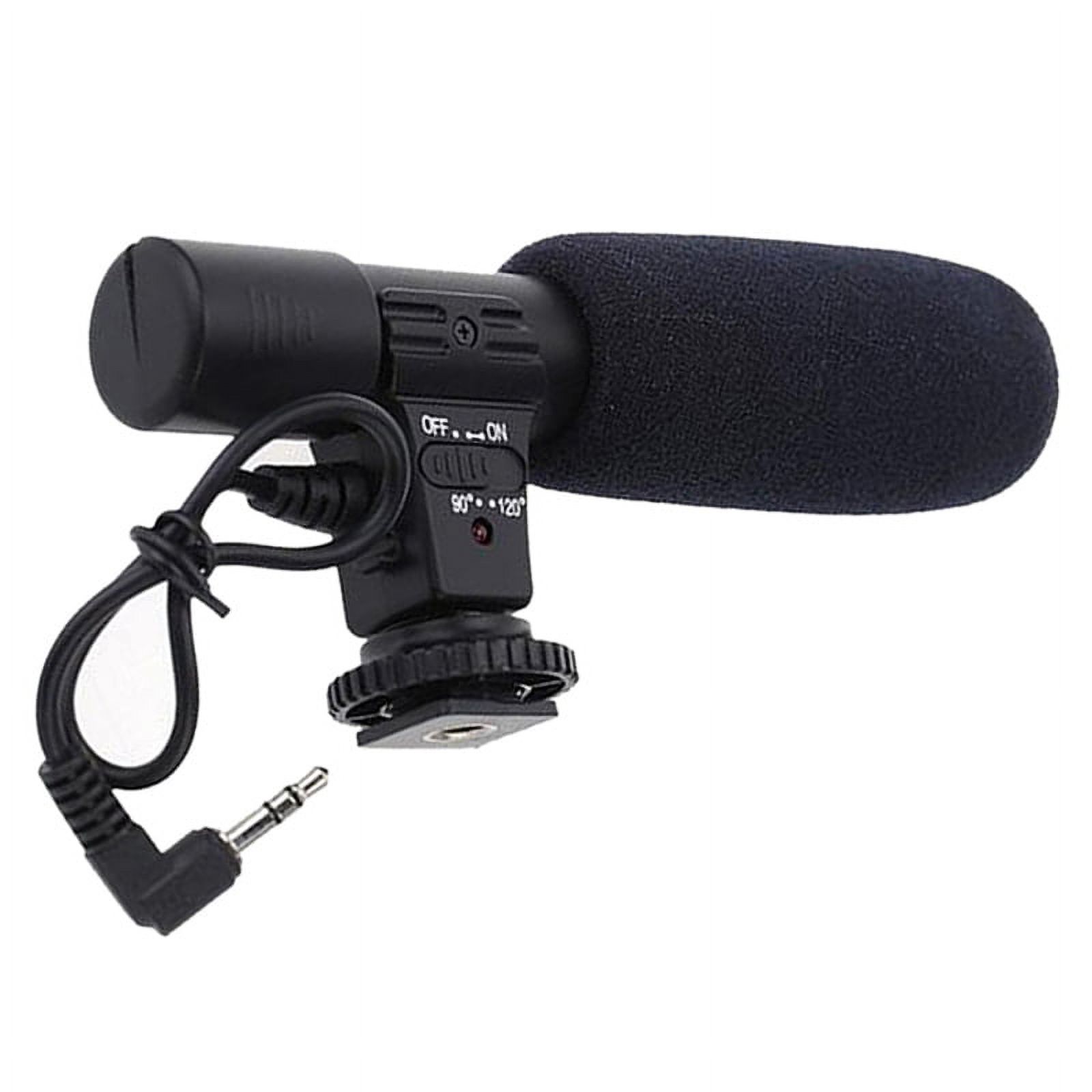 Interview Microphone Condenser Microphone for DSLR Camera DV Camcorder ...