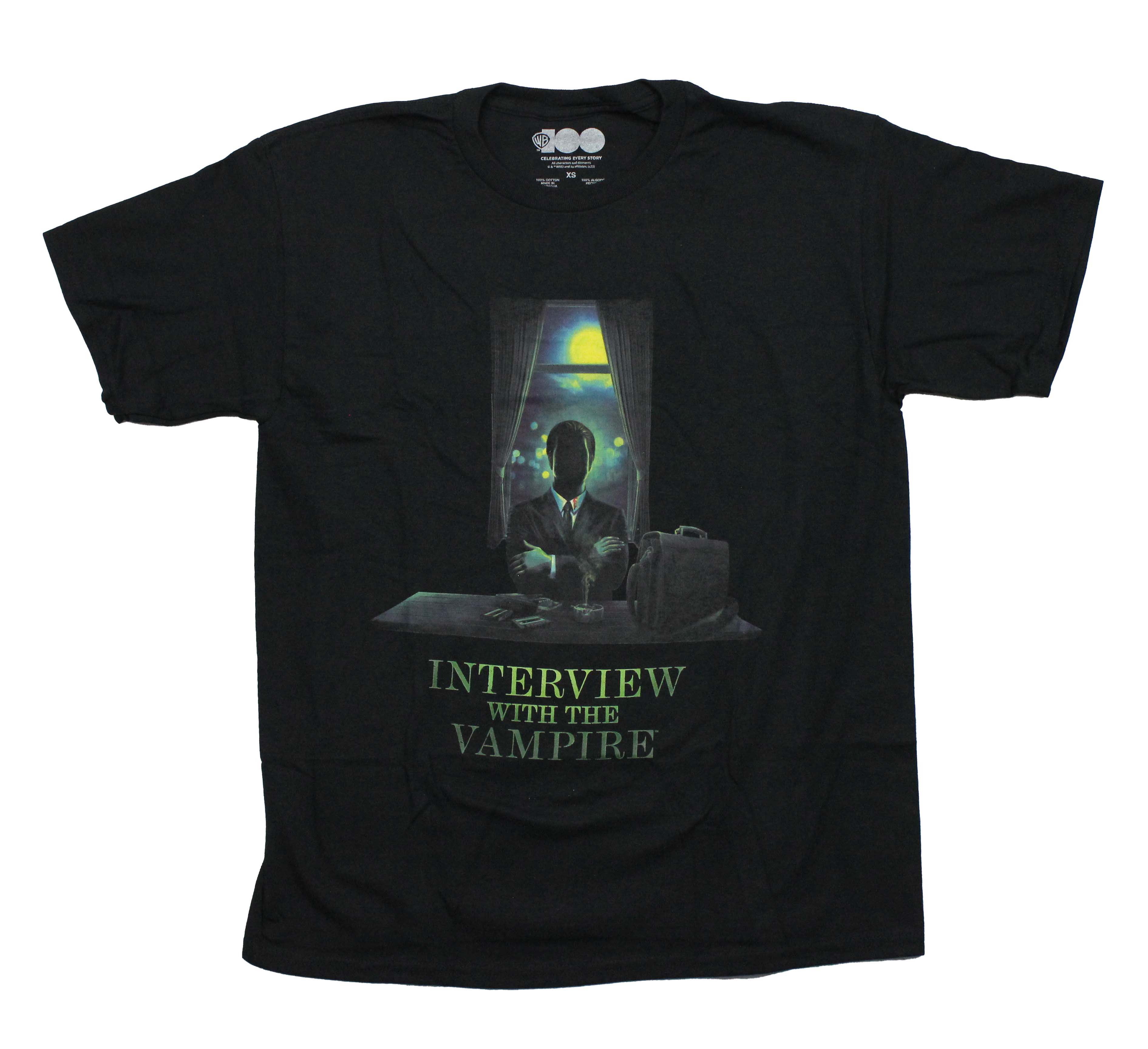 Interview with a Vampire Mens T-Shirt - Sitting at Desk in the Dark ...
