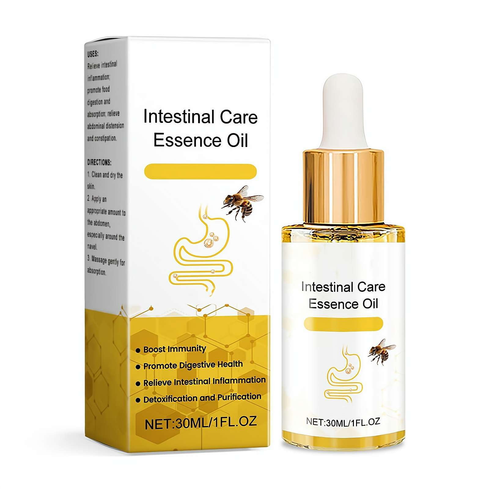 Intestinal Care Belly Button Drops - Body Essence for Skin Nourishment ...