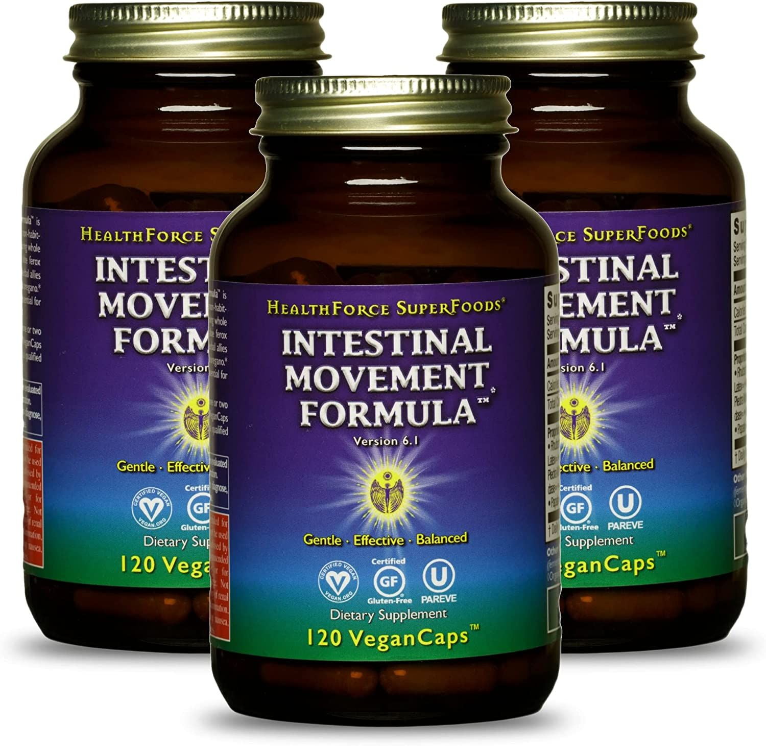 HealthForce SuperFoods Intestinal Movement Formula - Natural Laxative ...