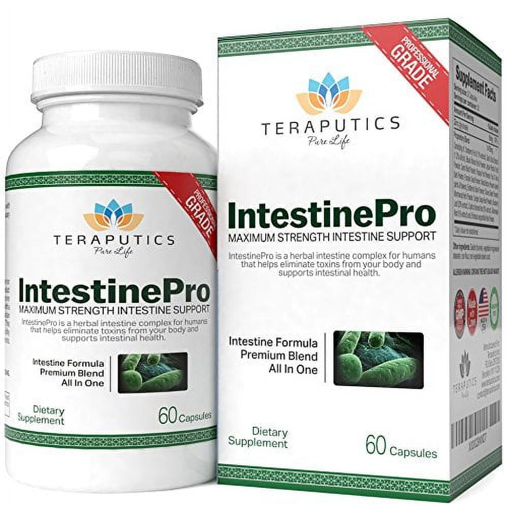IntestinePro 10-Day Intestine Cleanse for Humans with NON-GMO Wormwood ...