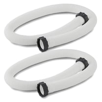 Intex Replacement Pool Pump Hose with Nuts, 1.5 Inch x 9.8 Foot, for ...