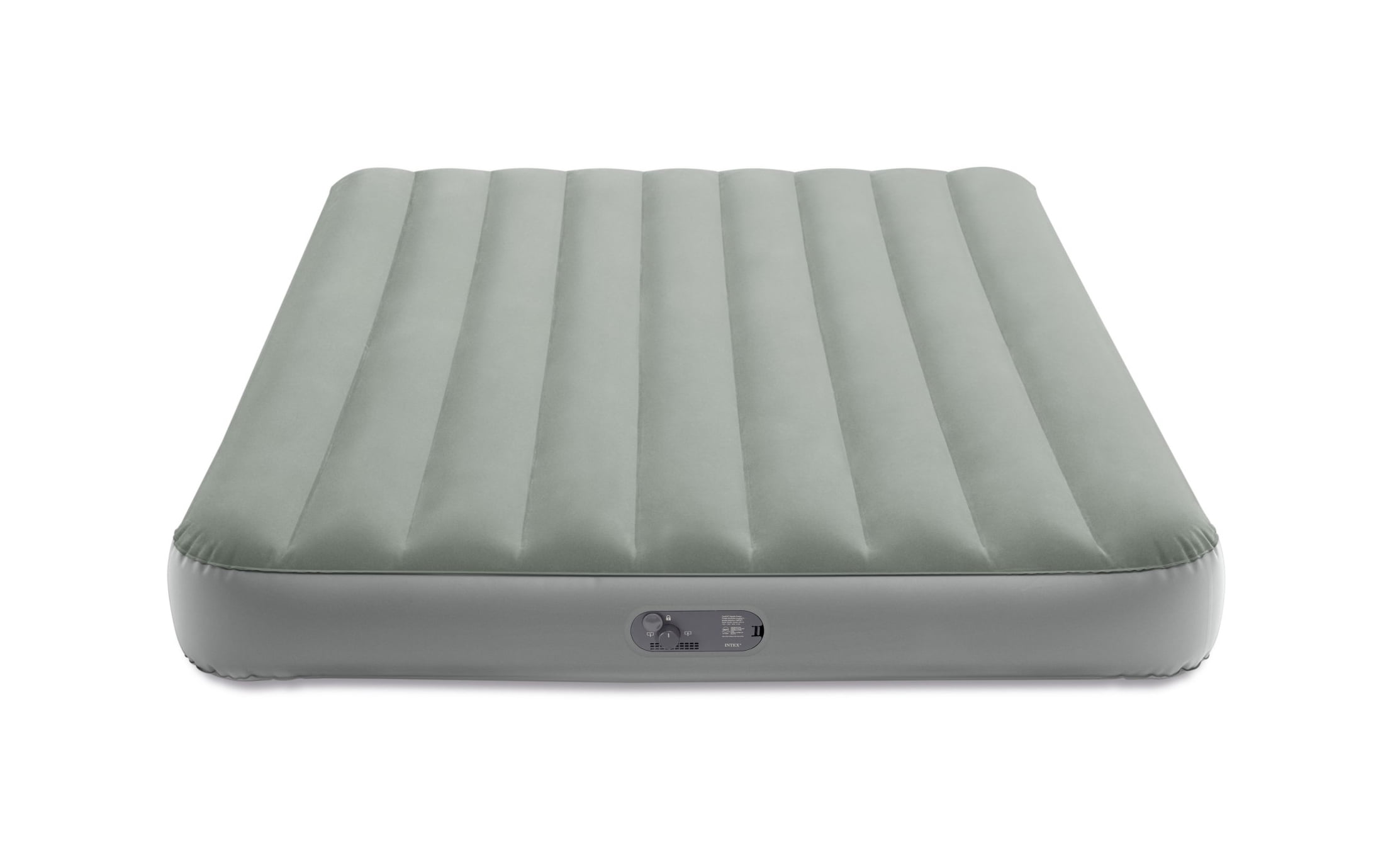 Intex 10" Queen Standard Dura-Beam Airbed Mattress with Built in Pump ...