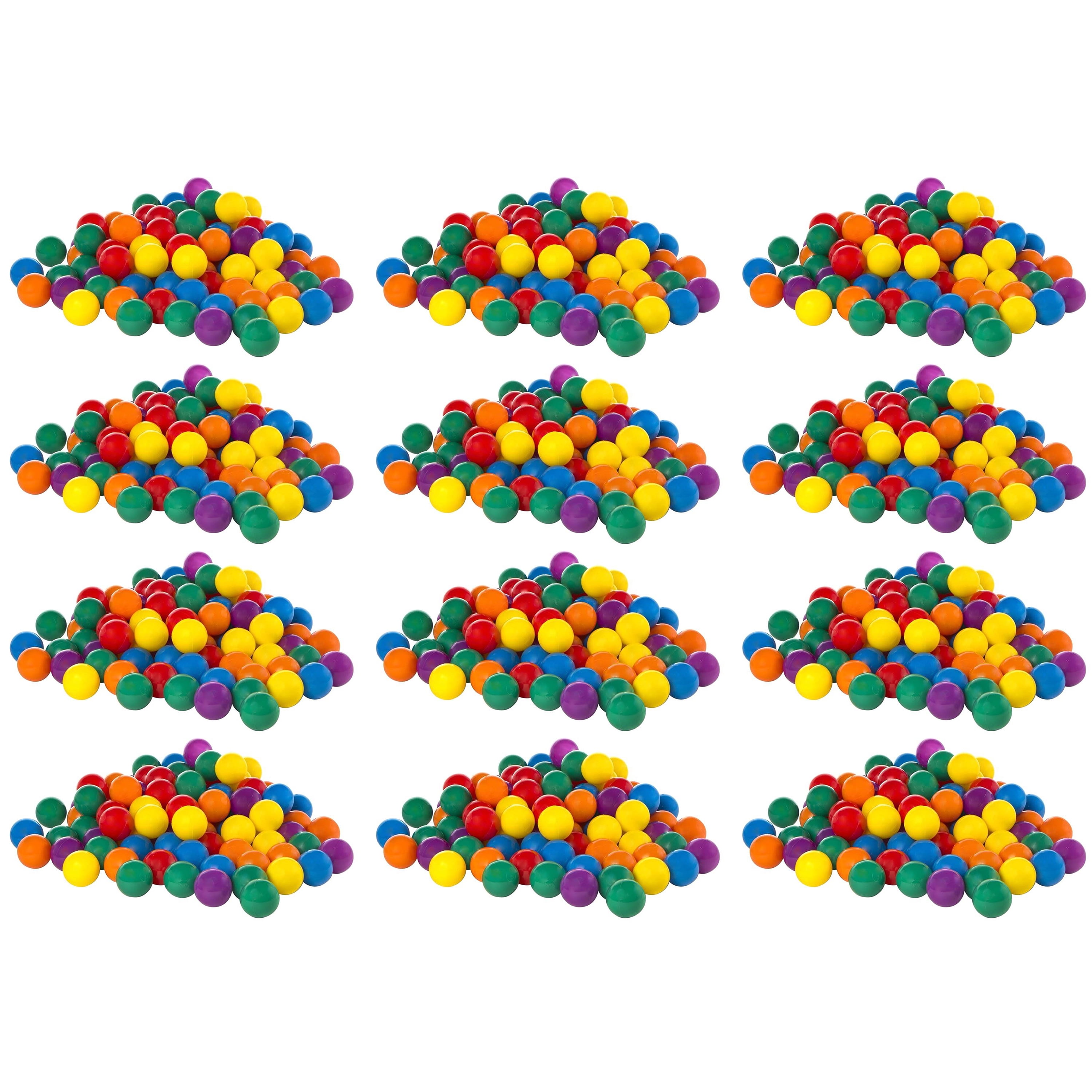 Intex 100-Pack Small Plastic Multi-Colored Fun Ballz for Bounce House ...