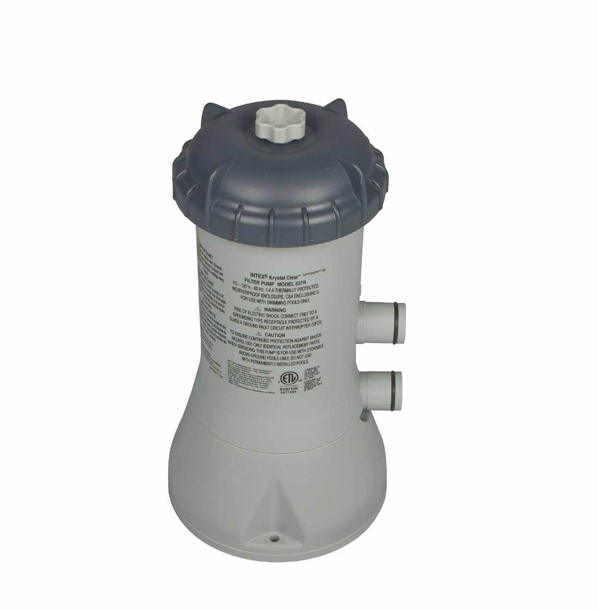 Intex 1000 GPH Easy Set Swimming Pool Cartridge Filter Pump | 28637EG ...