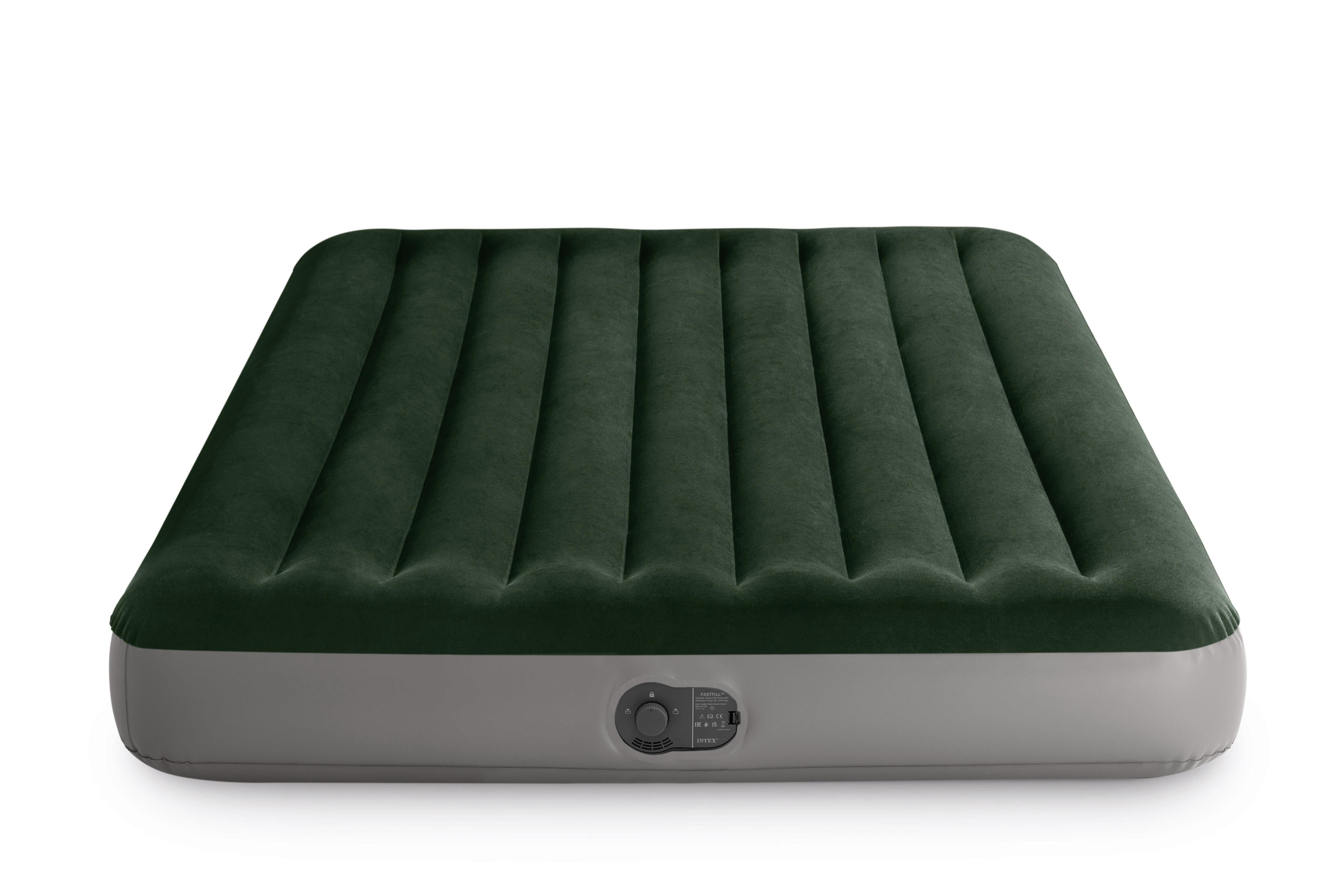 "Intex Queen Size Inflatable Mattress with Built-in Fastfill USB ...