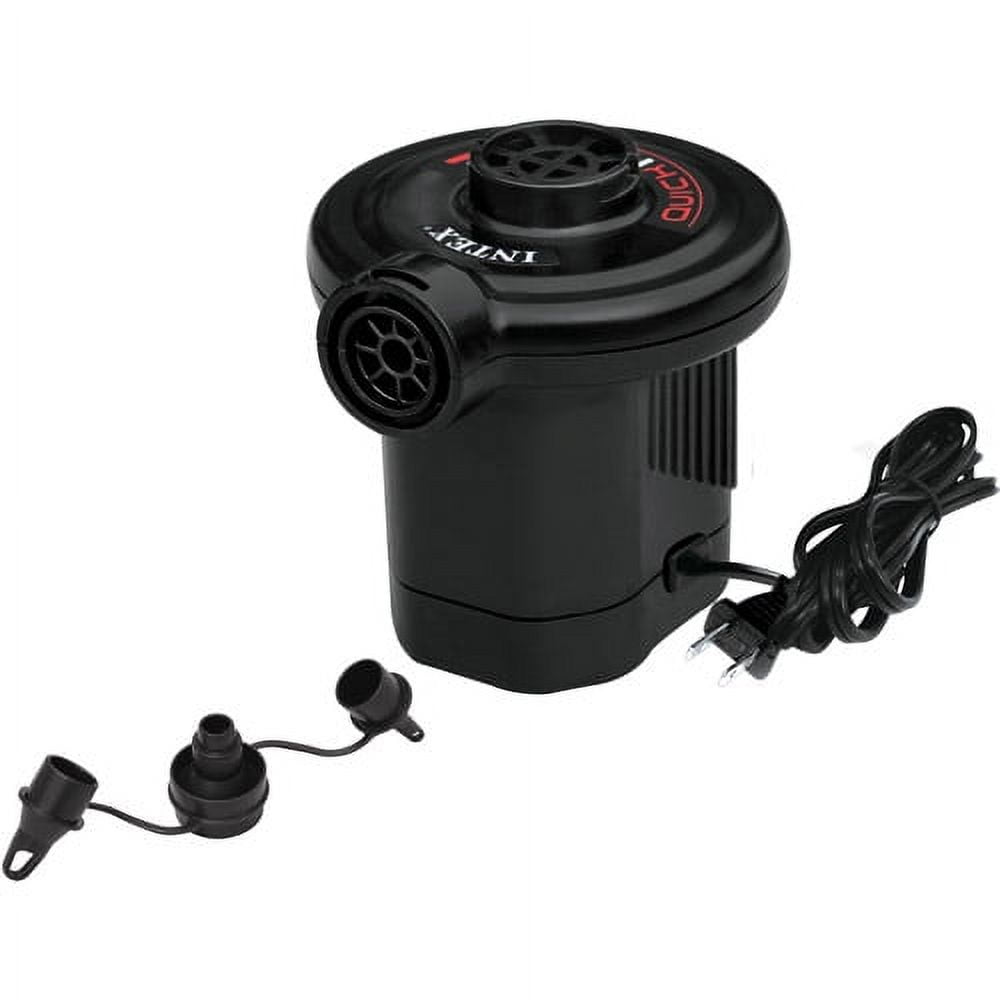 Intex 120V Quick-Fill AC Electric Air Pump, 3 Nozzles, Inflates ...