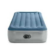 "Intex Queen Deluxe Dura-Beam Airbed | Inflatable Raised 18"" Mattress with Built-in Pump ...