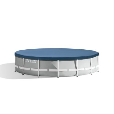 Intex Durable 10' Round Frame Above Ground Pool Debris Cover with Drain ...