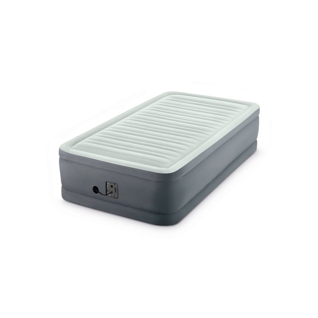 Intex Premaire I Twin Inflatable Air Mattress Bed with Built-in Pump ...
