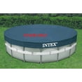 Intex 22 Ft Debris Pool Cover for Ultra Frame Round Swimming Pool ...