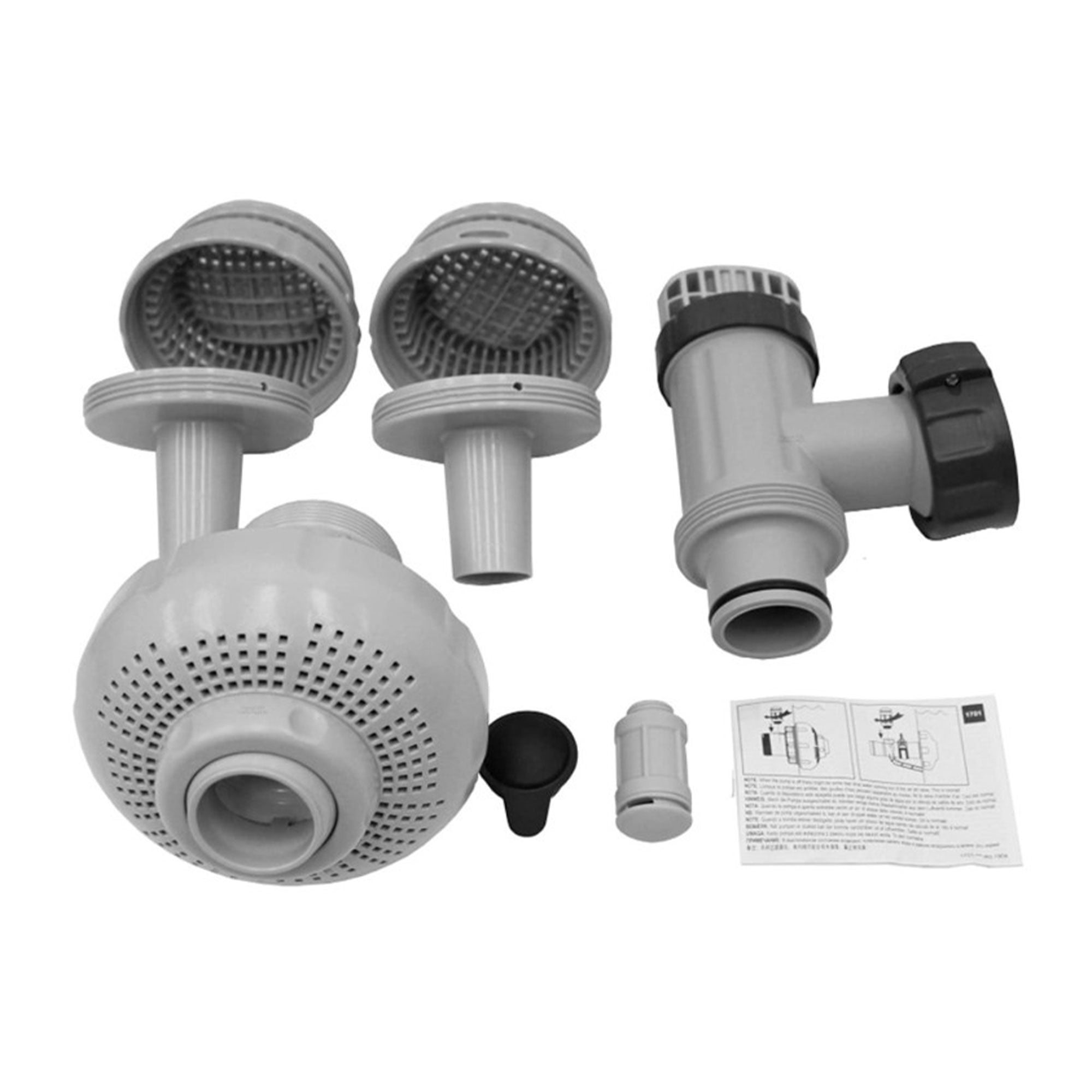 Intex 26005E Above Ground Pool Air Water Jet Replacement Kit with Pump ...