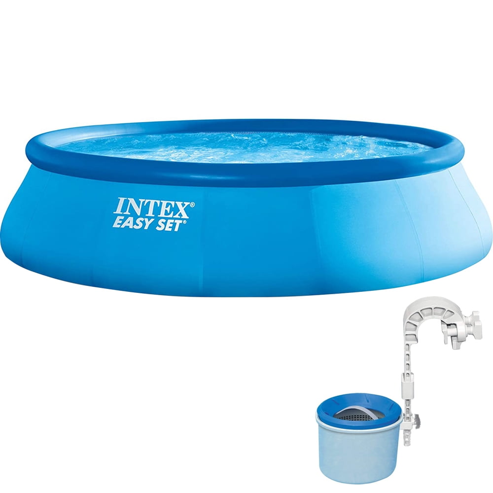 Intex 26165EH Easy Set Inflatable Pool Set (15' x 42") Bundle with ...
