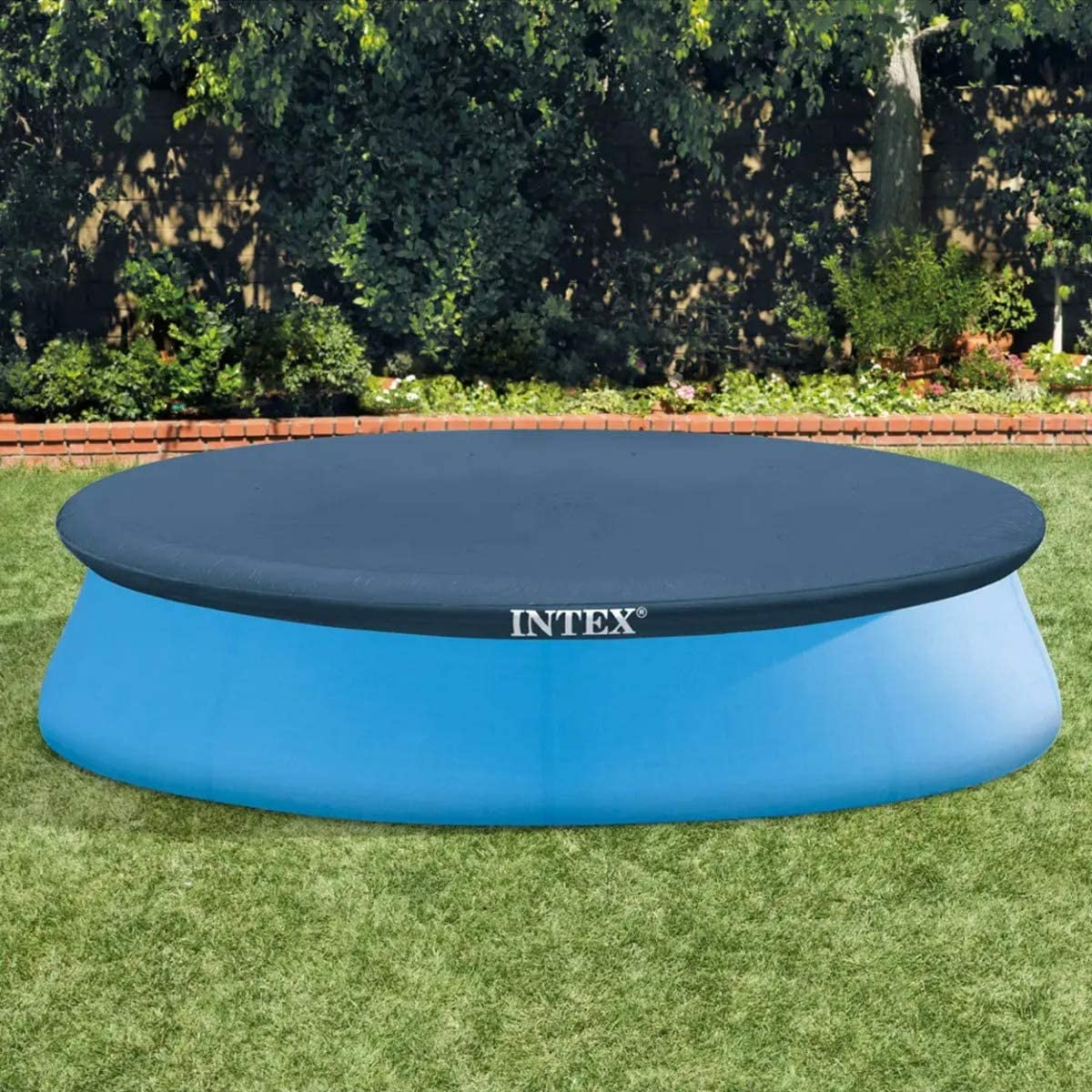 Intex 28021 Easy Set 10 Foot Durable Vinyl Pool Cover - Walmart ...