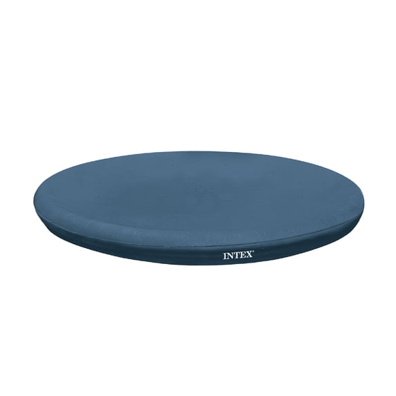 Intex 28022E Plastic Ground 11.3ft Easy Set Blue Swimming Pool Debris ...