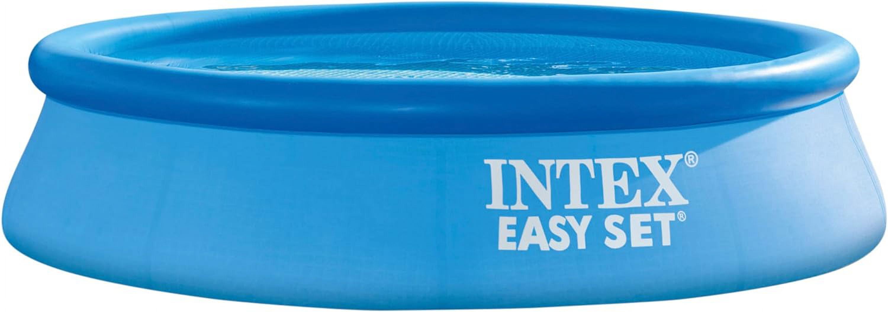 Intex Quick Set Up 10ft x 30in Inflatable Swimming Ring Pool - Walmart.com