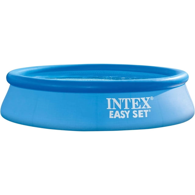 Intex Quick Set Up 10ft x 30in Inflatable Swimming Ring Pool - Walmart ...