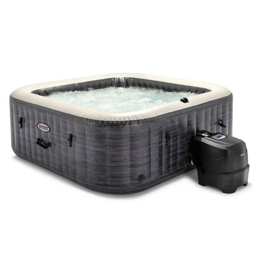 Intex PureSpa Plus Inflatable Jet Spa & Medium PureSpa Benches (2 Pack ...