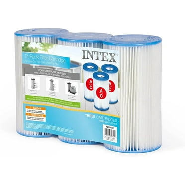 Funsicle Type A/C Pool Filter Cartridge, 4-Pack, Heavy-Duty, Ultra-Fine ...