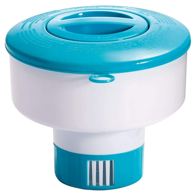 Intex 29041EP 7-Inch Floating Chlorine Holder Dispenser for Pools ...