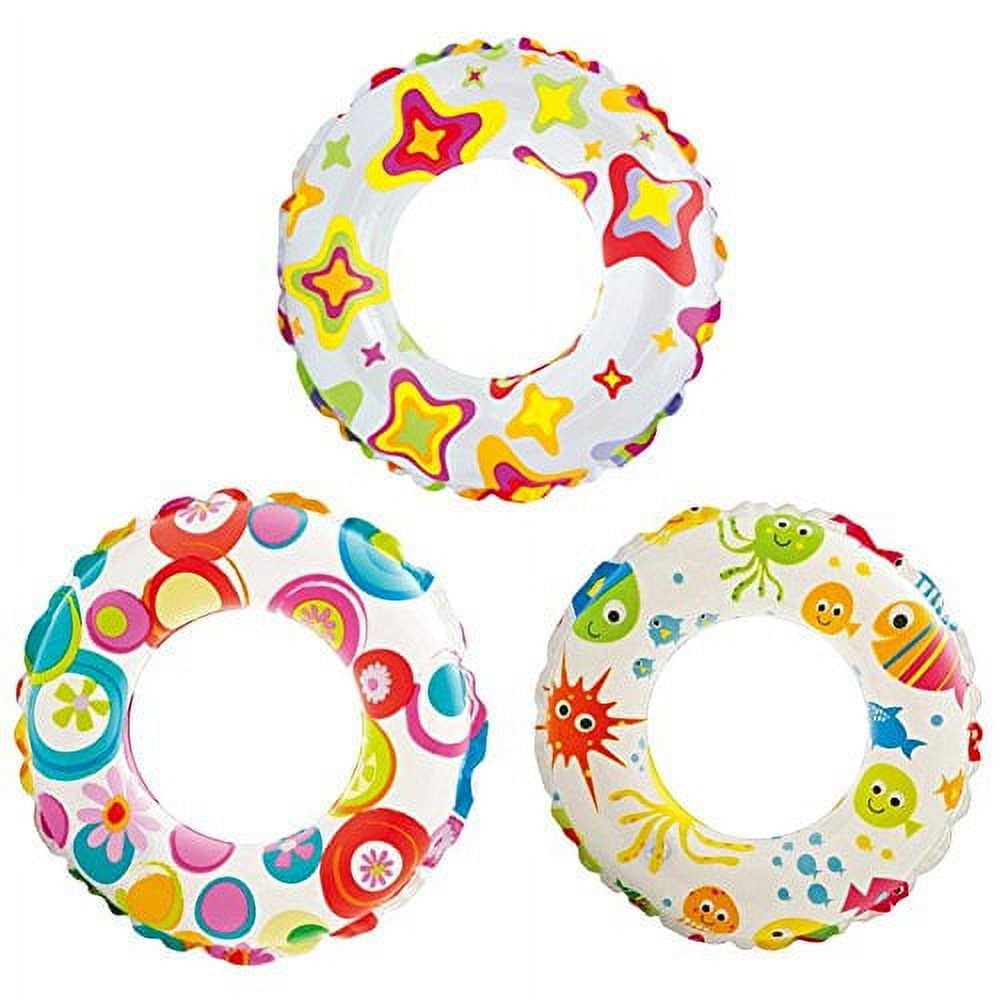 Intex, 59230EP-C3 Recreation 59230EP Lively Print Swim Ring 20 ...