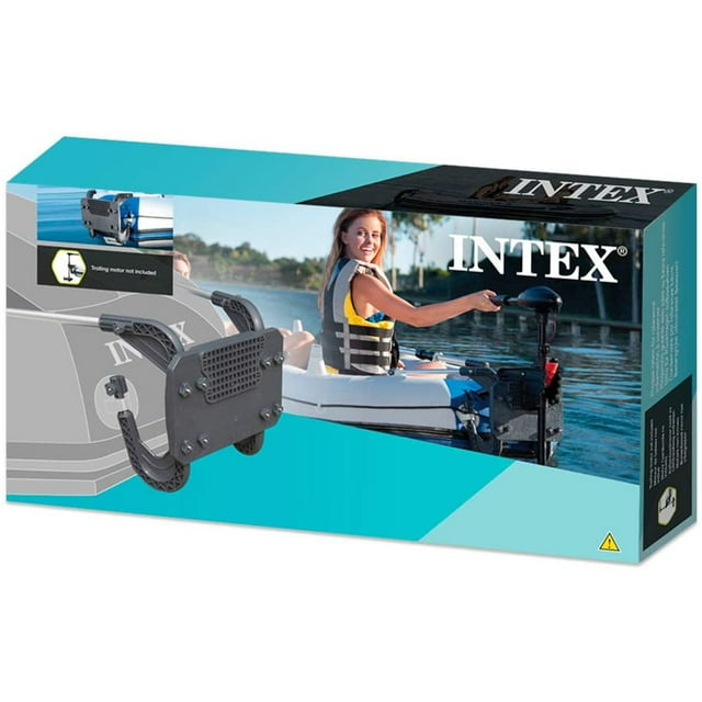 Intex 68624EP Composite Motor Mount w/ Aluminum Supports for Inflatable ...