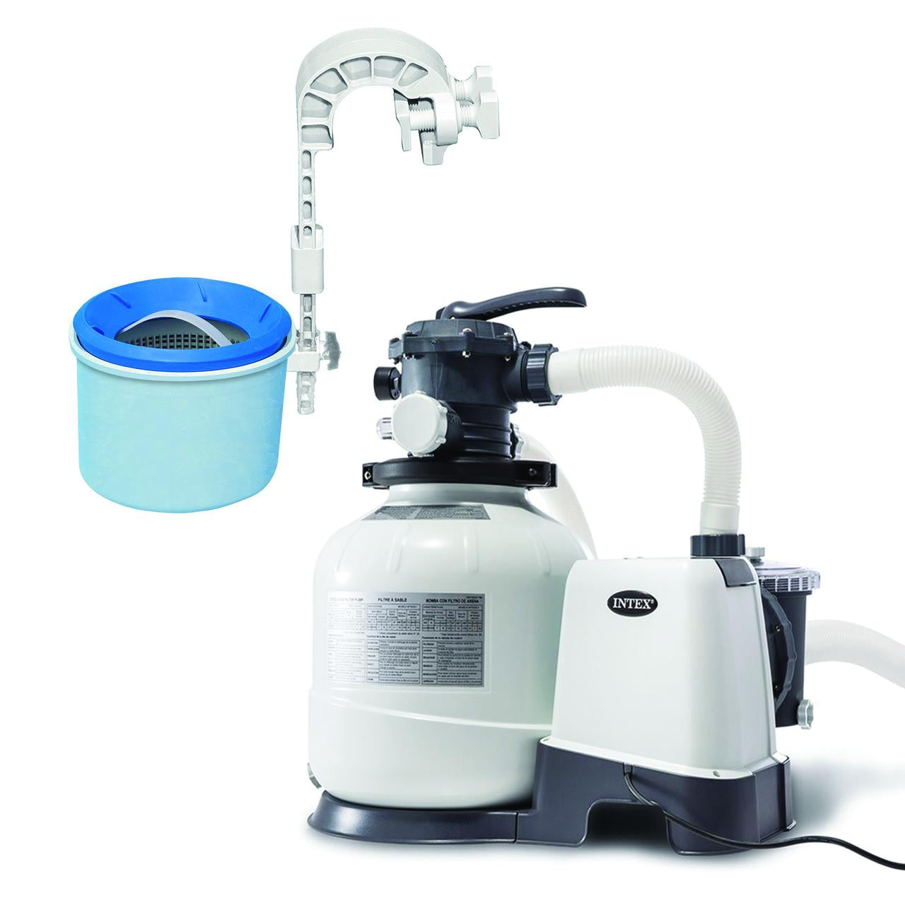 Intex Above Ground Swimming Pool Sand Filter Pump with Automatic ...