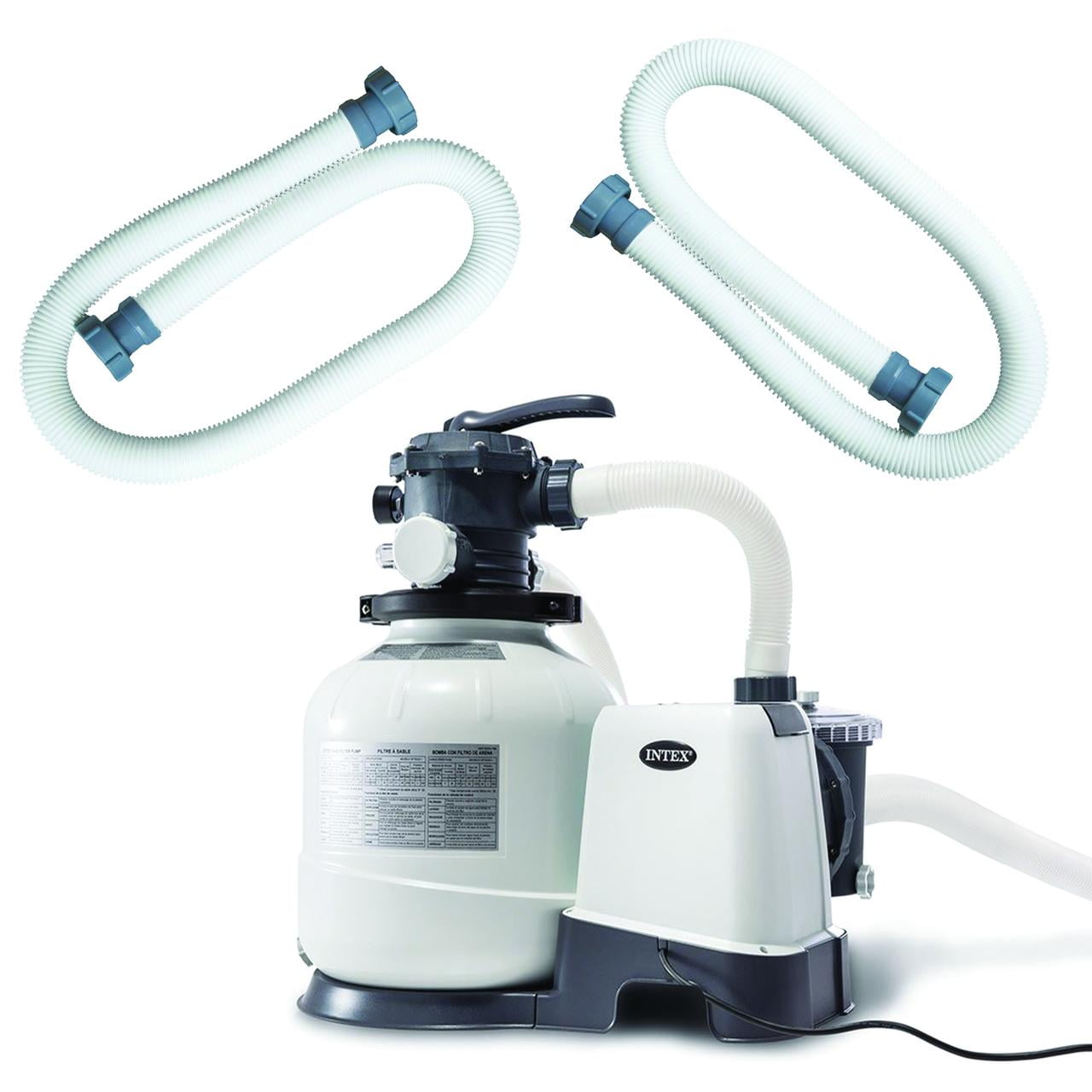 Intex Above Ground Pool Sand Filter Pump with Clear Water System ...