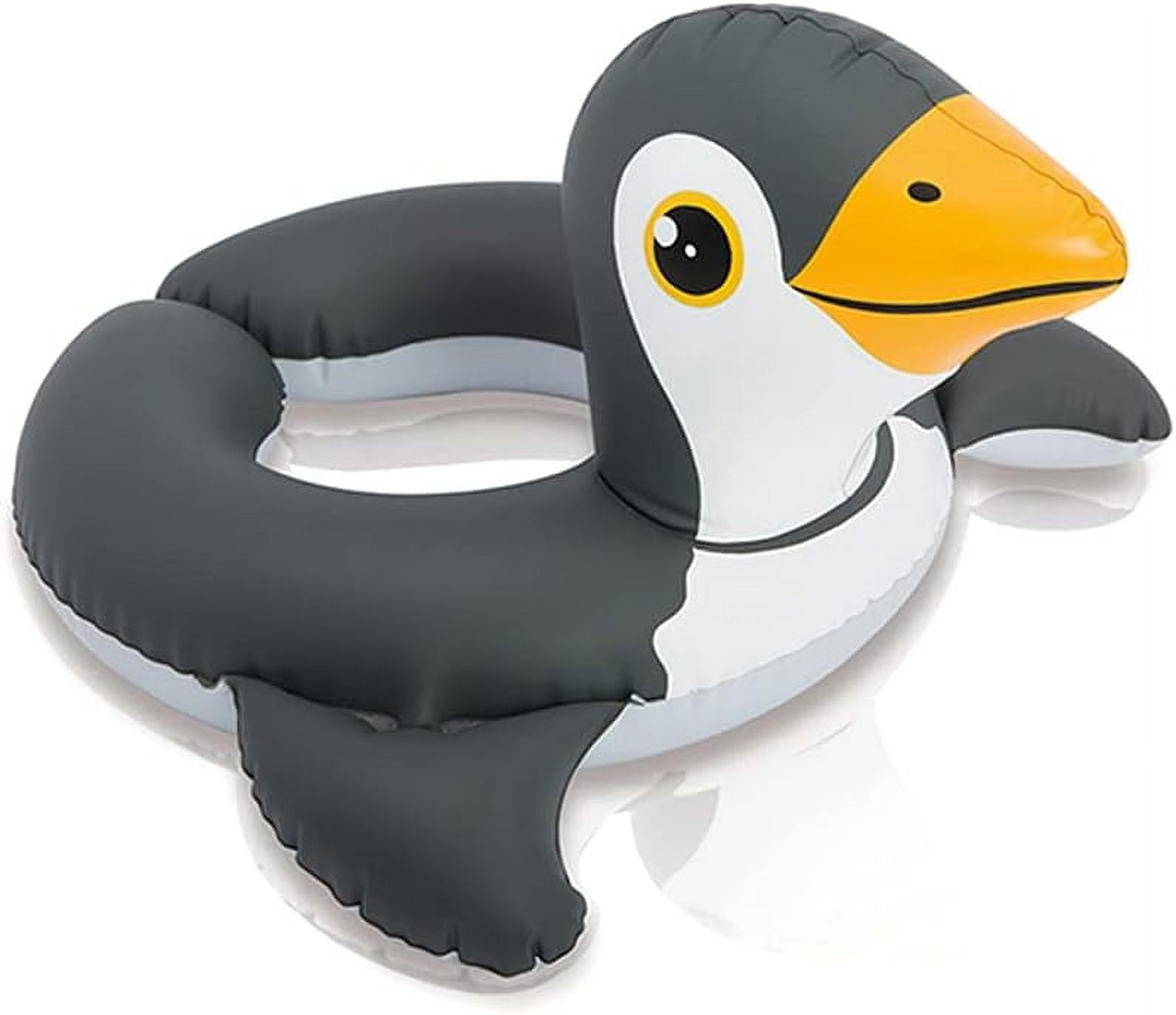 Intex Animal Split Ring - Cute Inflatable Duck Floatie for Kids Pool ...