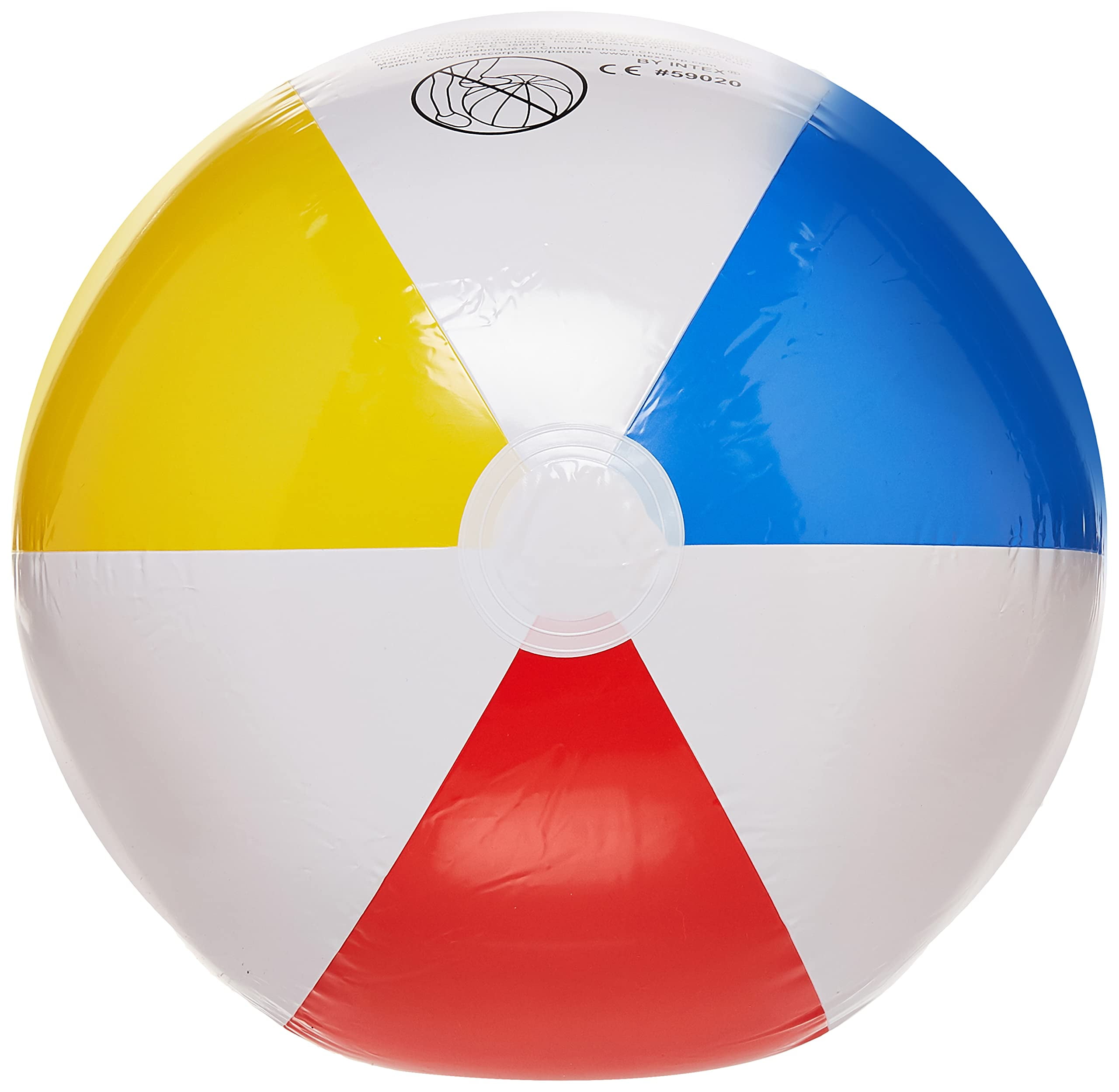 Intex Beach Ball 20 In. Dia 8 Ga Vinyl (2 count) - Walmart.com