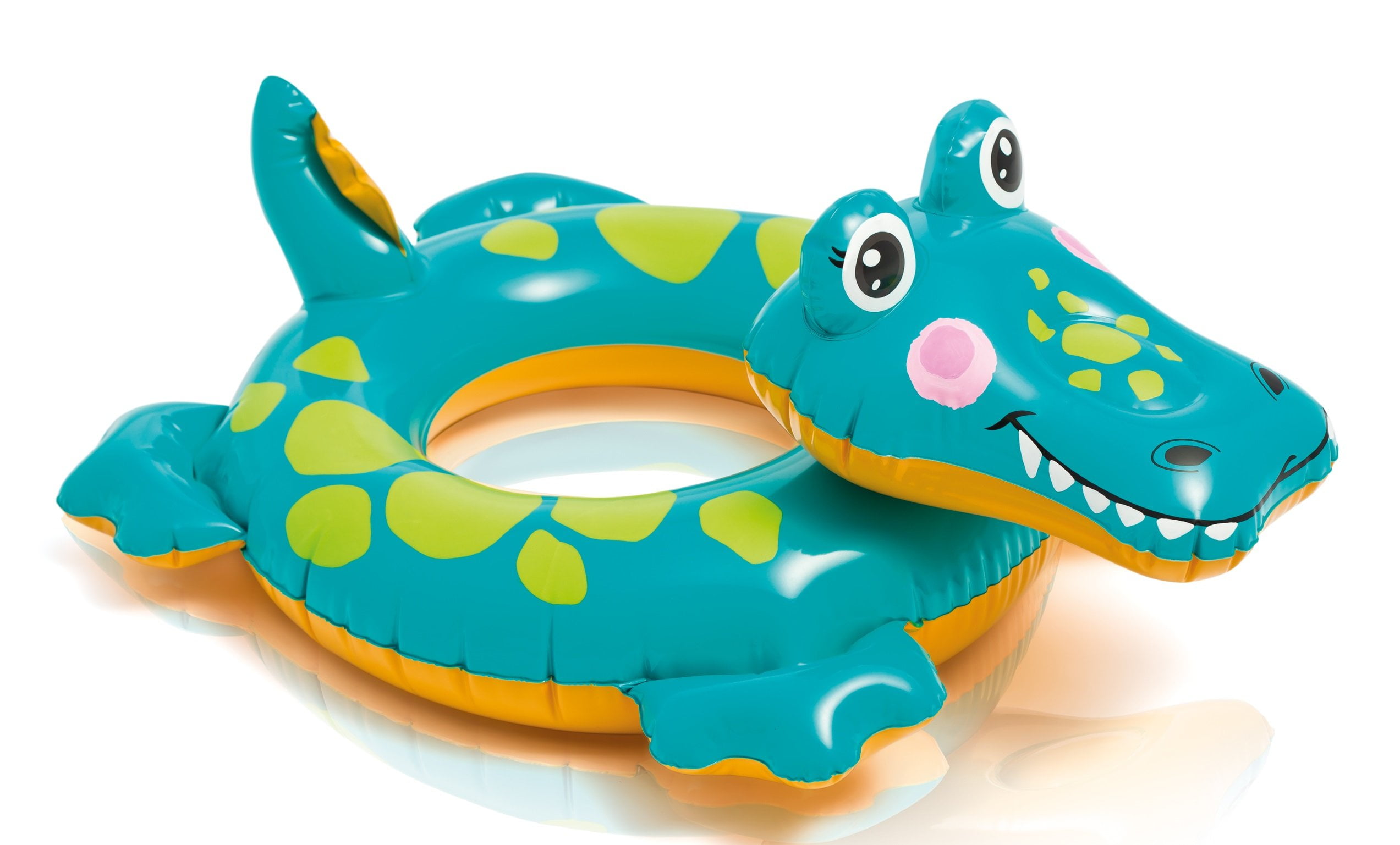 Intex Big Animal Swim Ring Kids Pool Float Tube- Alligator - Walmart.com