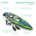 Intex Challenger K2 2-Person Inflatable Kayak with Oars & Pump - Adults ...