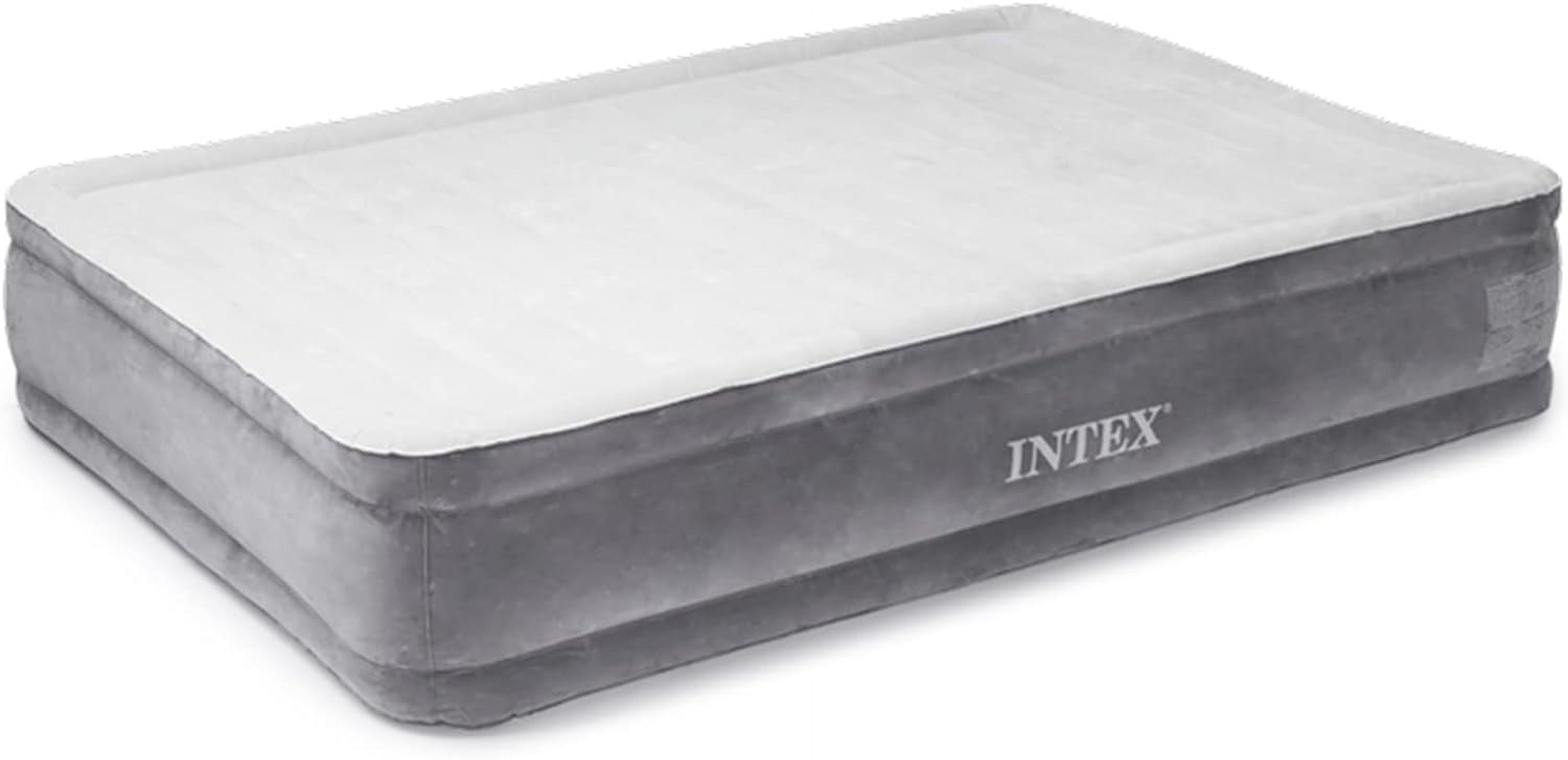 Intex Comfort Dura-Beam Airbed Internal Electric Pump Bed Height ...