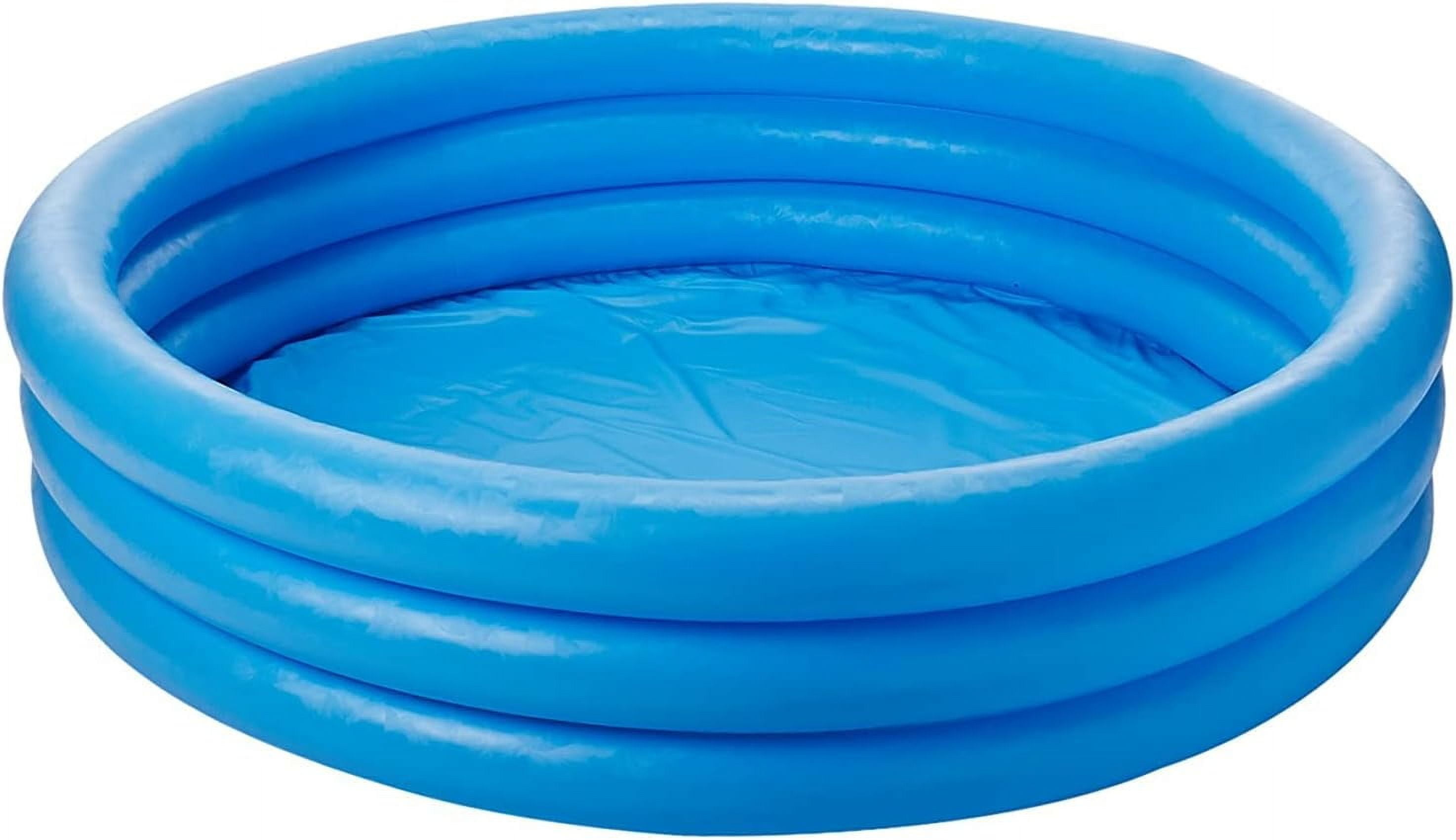 "Intex Crystal Blue Inflatable Pool, 45 x 10"" Blow Up Piscina ...