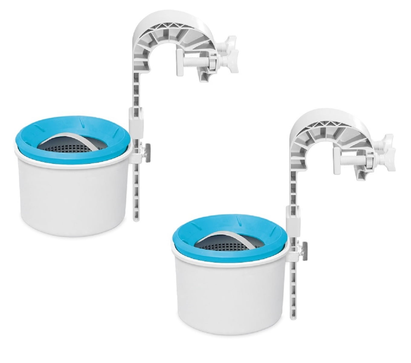 Intex Deluxe Wall Mount Surface Skimmer for Above Ground Pools (2-Pack ...
