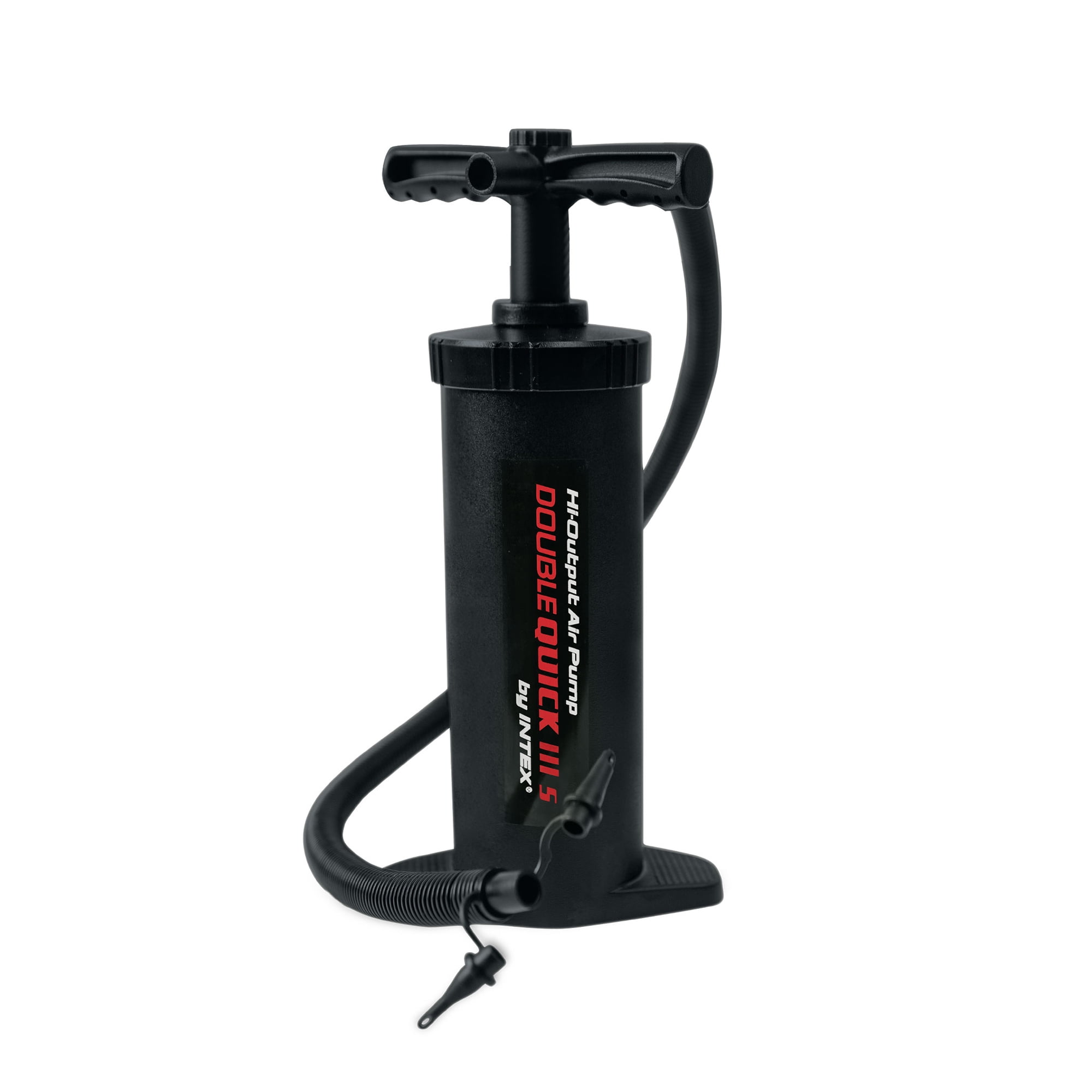 Intex Double Quick III S Hand Air Pump, Black, 14.5in, for Air Beds ...