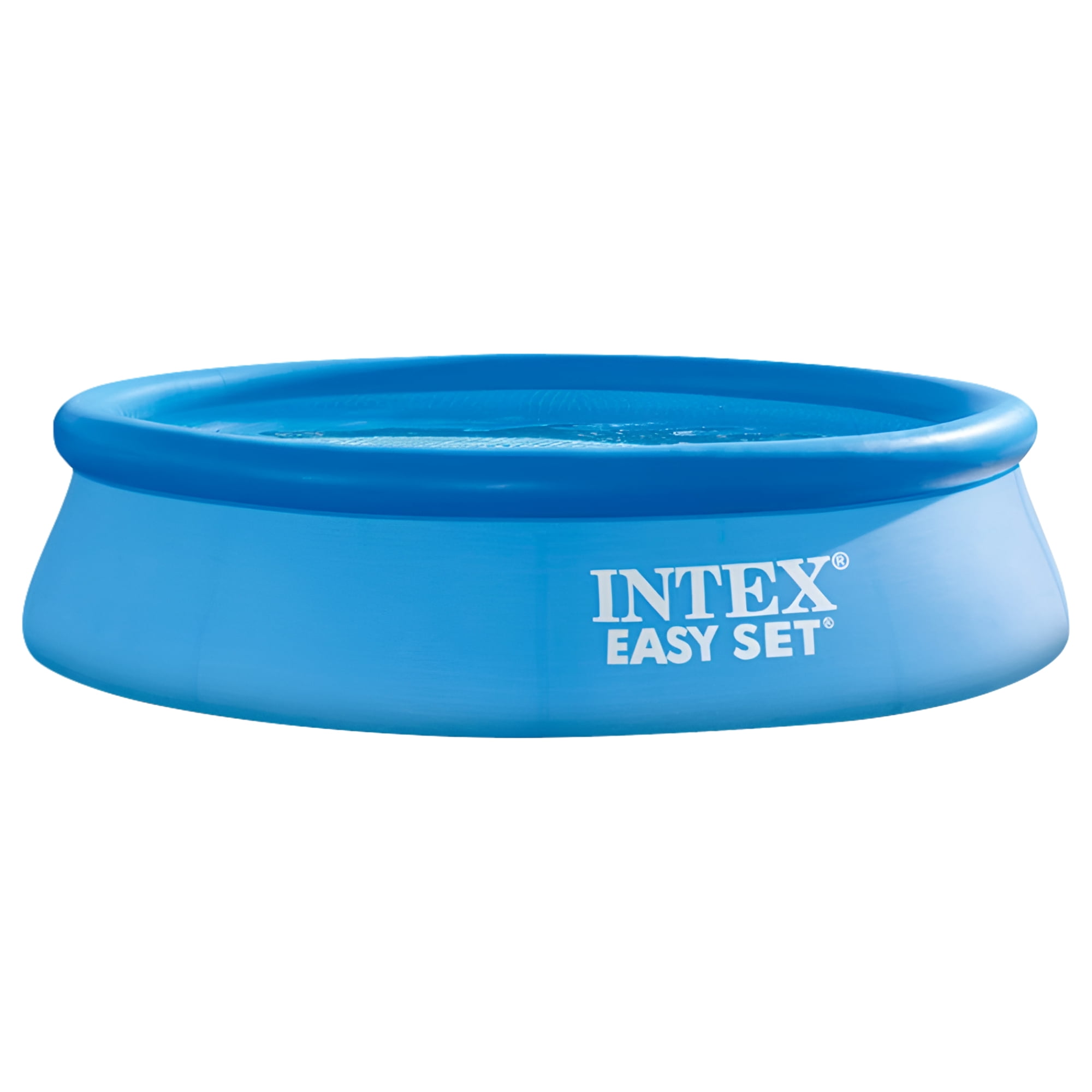 "Intex Easy Set 10' x 30"" Inflatable Round Swimming Pool with 3 Ply ...
