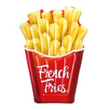 Intex Large French Fries Inflatable Pool Float, Durable Vinyl, Supports ...
