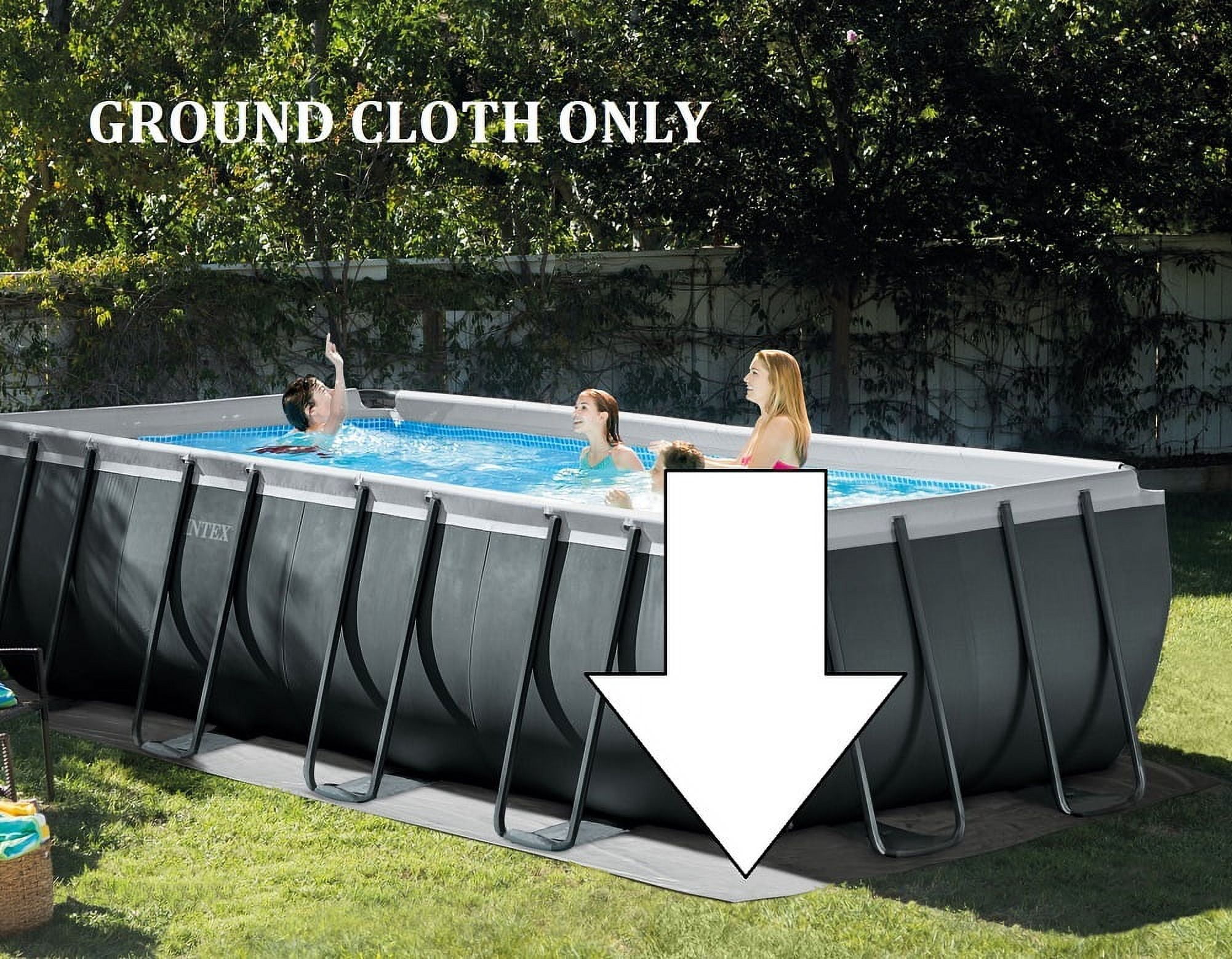 Intex Pool Ground Cloth for 24' x 12' x 52" Ultra Frame Swimming Pool ...