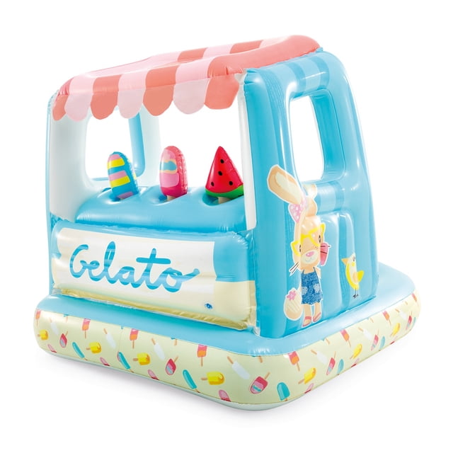 Intex Ice Cream Stand Inflatable Playhouse and Pool, for Ages 2-6 ...