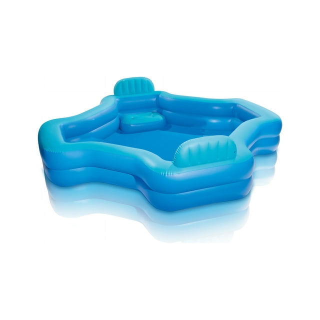 Intex Inflatable 2-Seat Swim Center Family Lounge Pool - Walmart.com