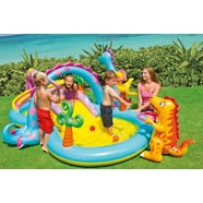 Intex Inflatable Kids Dinosaur Play Center Outdoor Water Park Pool w ...