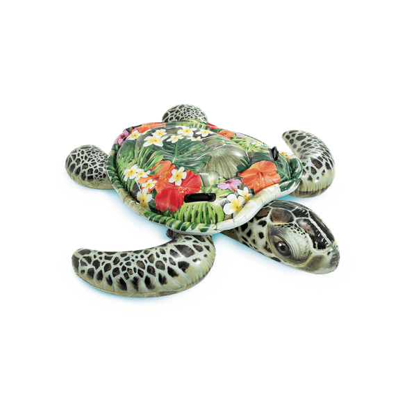 "Intex Kids Inflatable Sea Turtle Pool Float Ride-On, 75"" x 67 ...