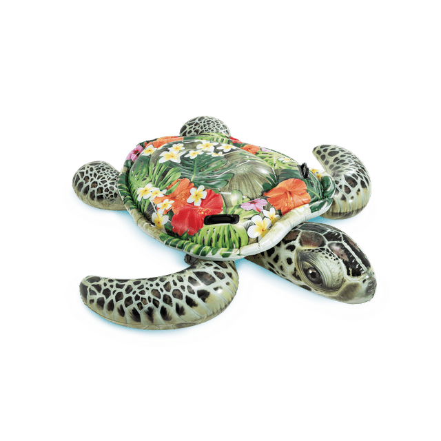 "Intex Kids Inflatable Sea Turtle Pool Float Ride-On, 75"" x 67 ...