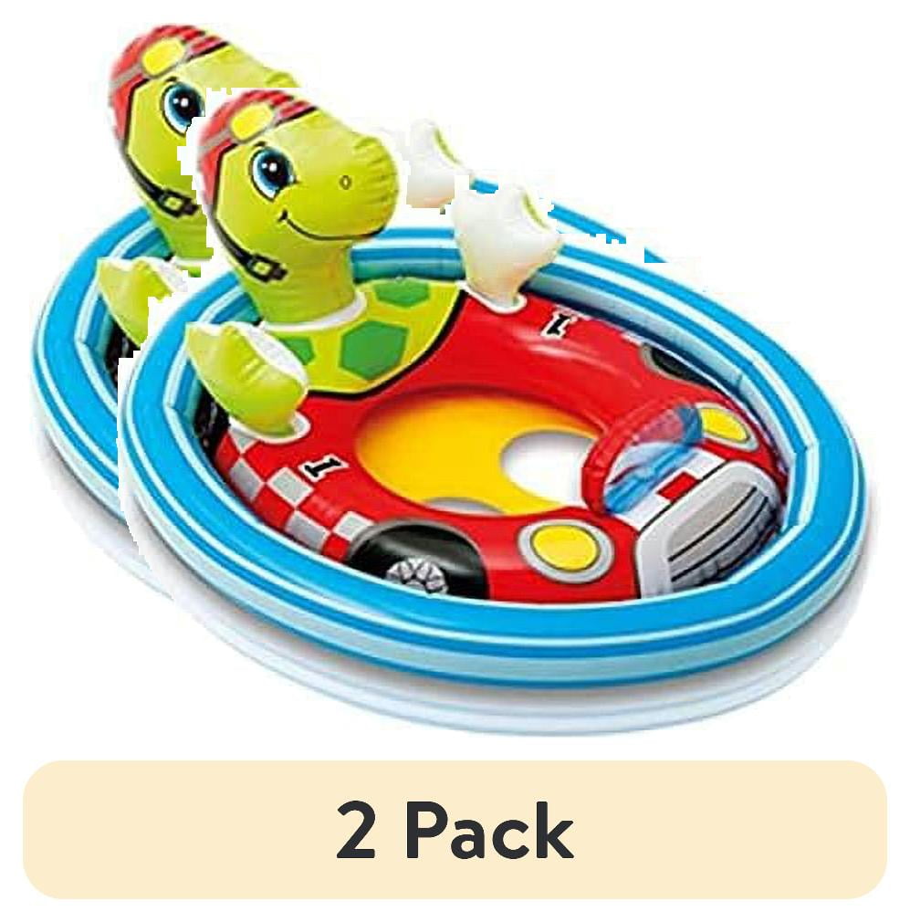 (2 pack) Intex Inflatable See Me Sit Pool Ride for Age 3-4 (Colors ...