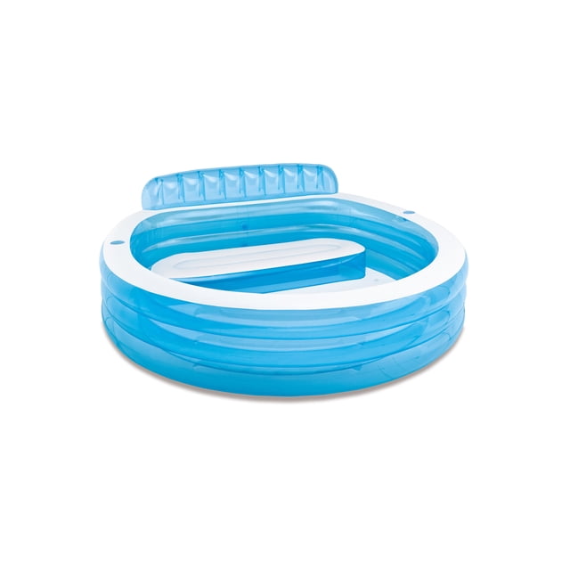 Intex Inflatable Swim Center Family Lounge Pool, 90" x 86" x 31 ...