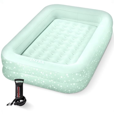 Intex Children's Travel Inflatable Air Mattress for Toddlers & Kids ...