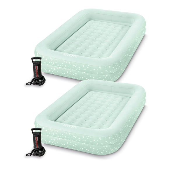 Inflatable Toddler Beds for Home and Travel in Bright Colors
