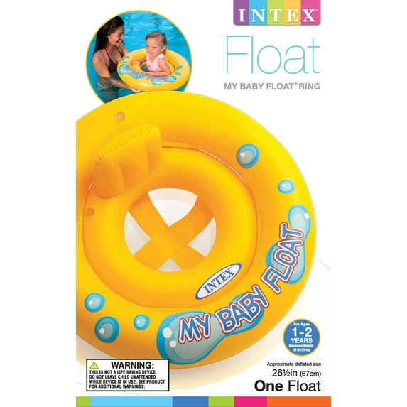 Intex Infant Swim Floaty, My Baby Float for Water Pool with Comfy Seat ...